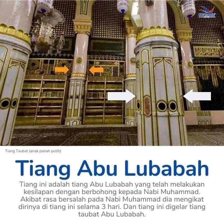 Bahagian-Bahagian Utama di Raudhah (Taman Syurga) | I Am Salju Putih